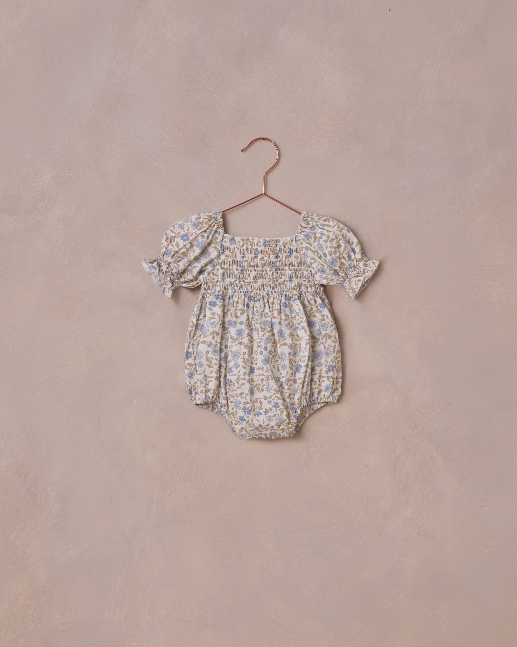 Hazel Romper | Blue Garden – Noralee