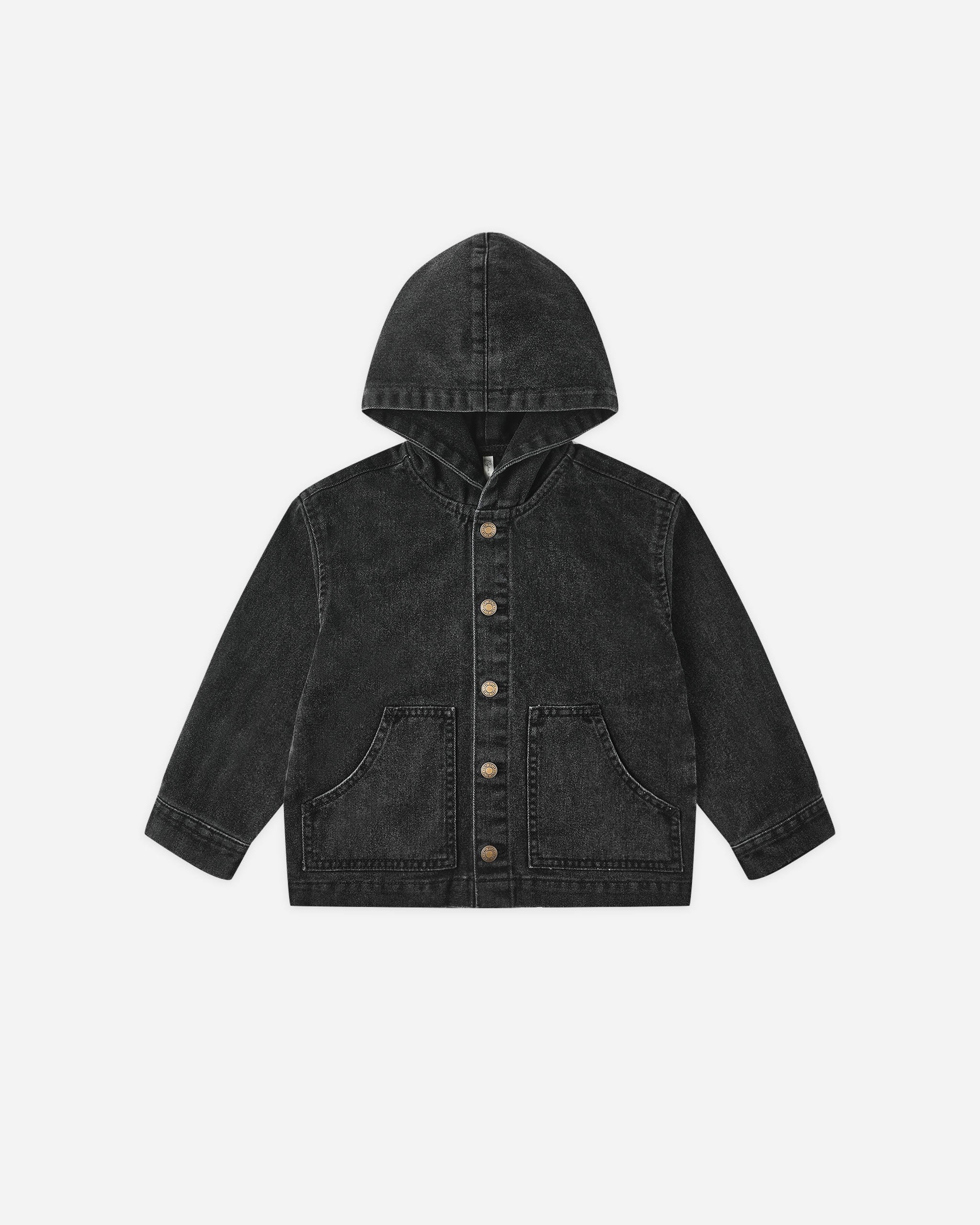 Sammy Jacket Washed Black – Rylee + Cru