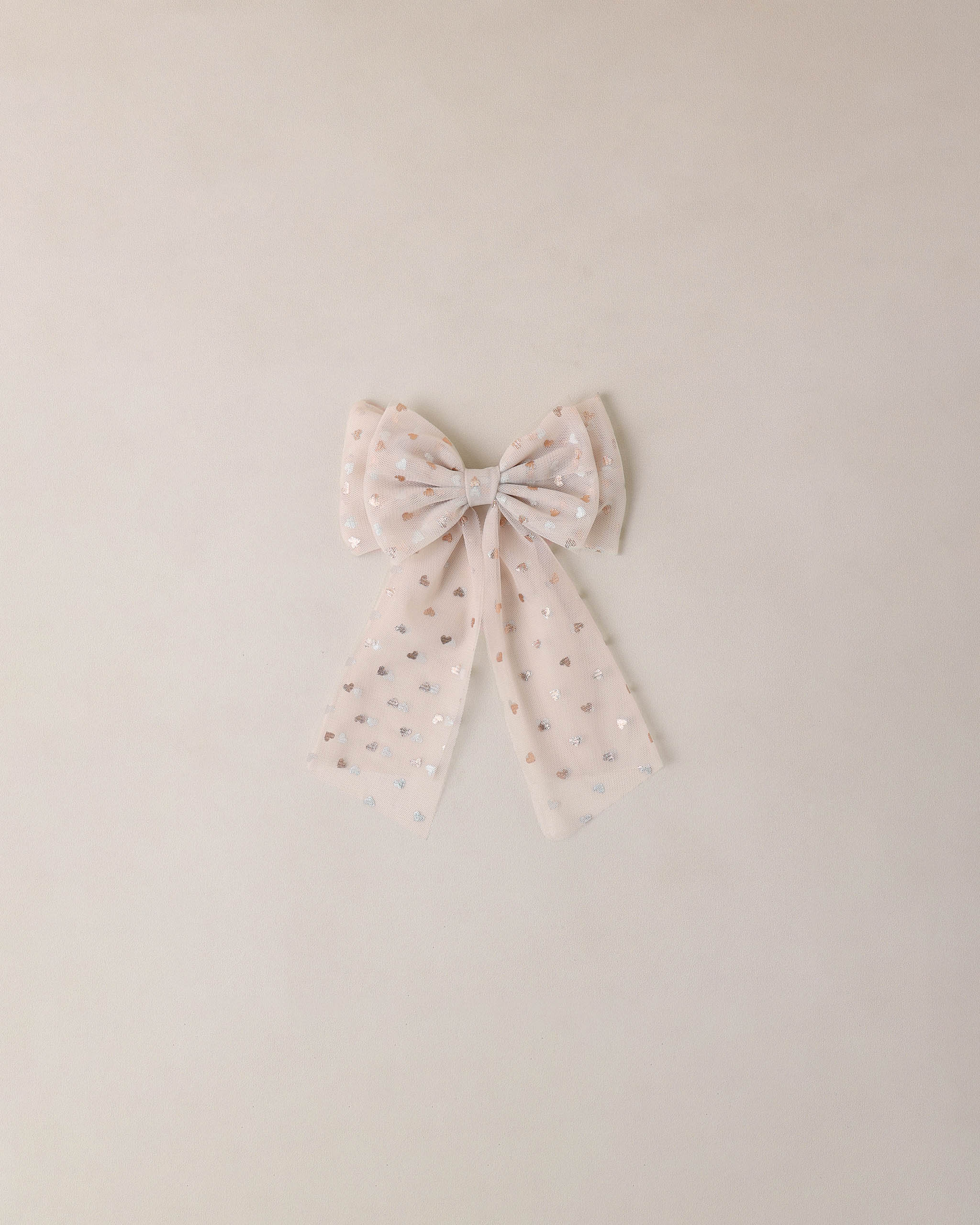 Alice Bow Rose Gold Hearts – Noralee