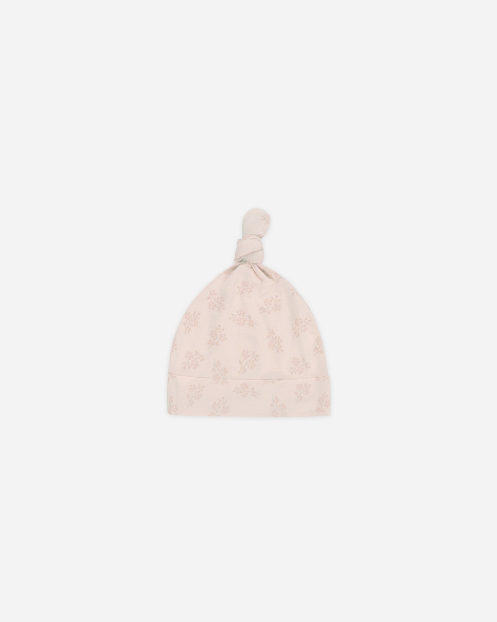 Knotted Baby Hat Pink Blossom – Quincy Mae