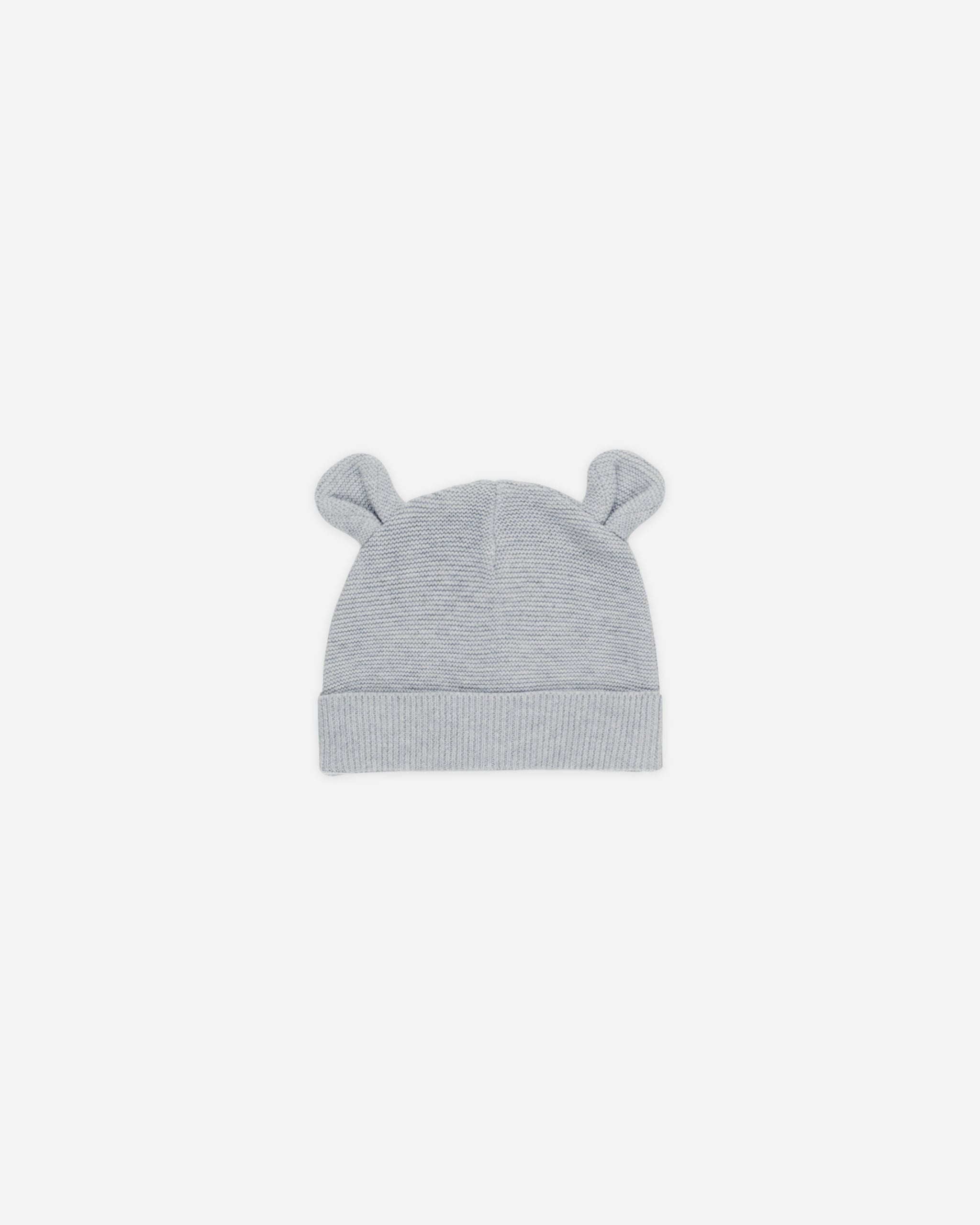 Baby Bear Beanie Heathered Dusty Blue – Quincy Mae