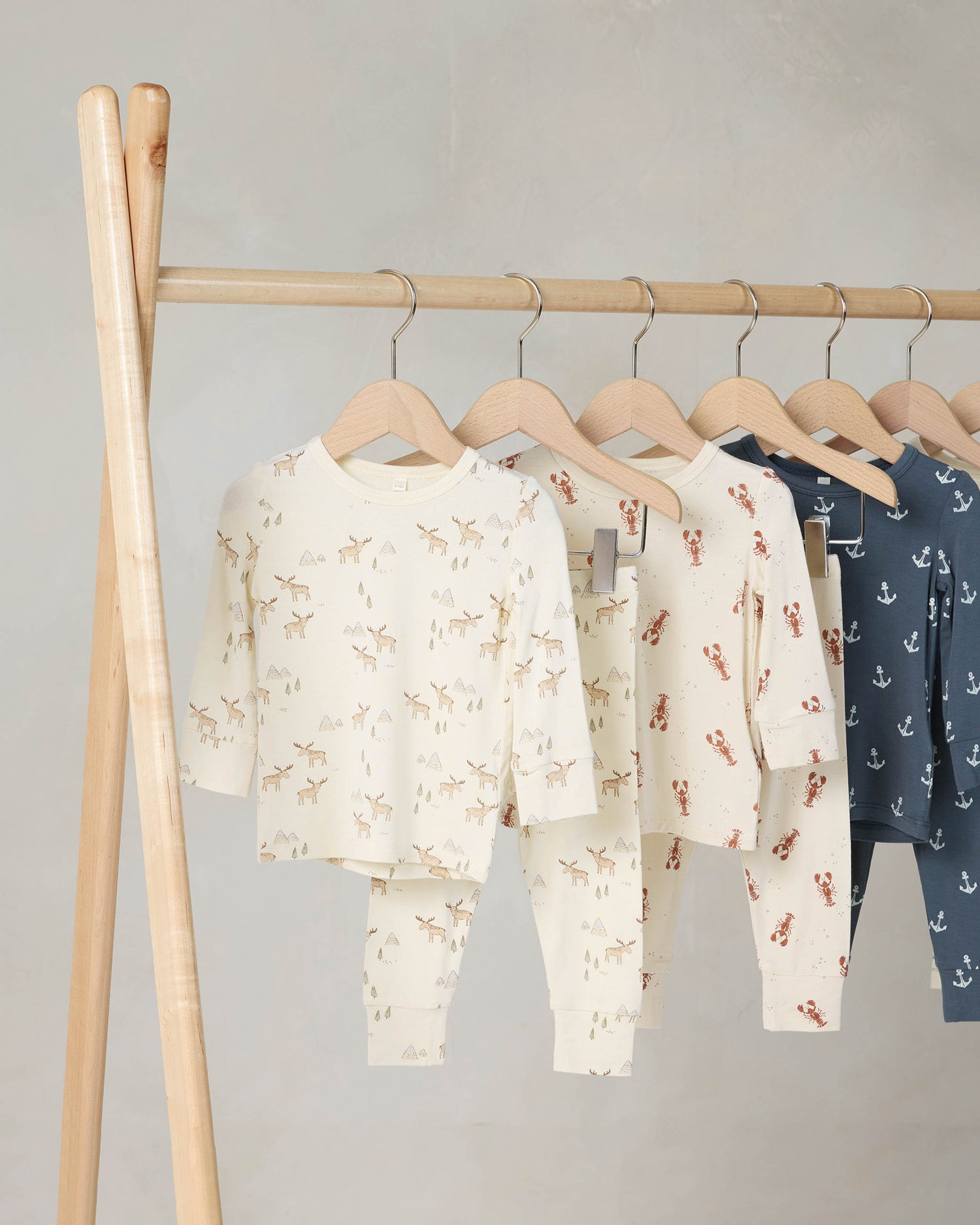 Long Sleeve Pajamas || Lobsters – Rylee + Cru