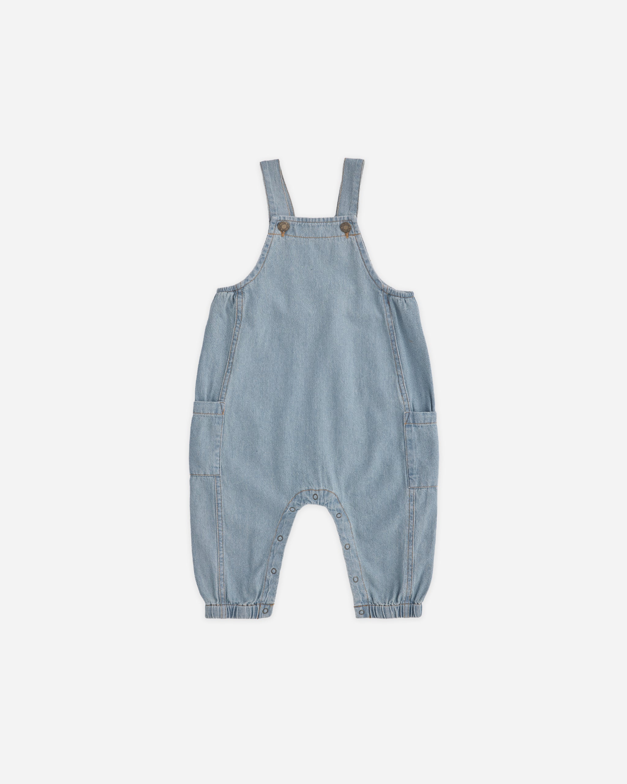Cargo Baby Overall Washed Blue – Rylee + Cru